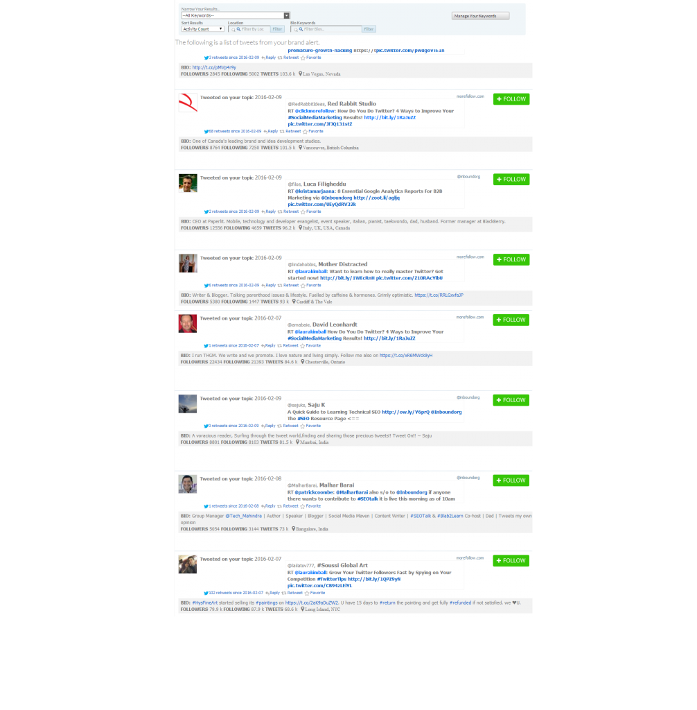 Follow suggestions large MoreFollow TwitterTips